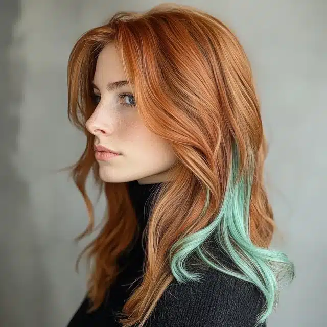 23 Bold Underlayer Hair Color Ideas You'll Adore - hairtrendystyle.com